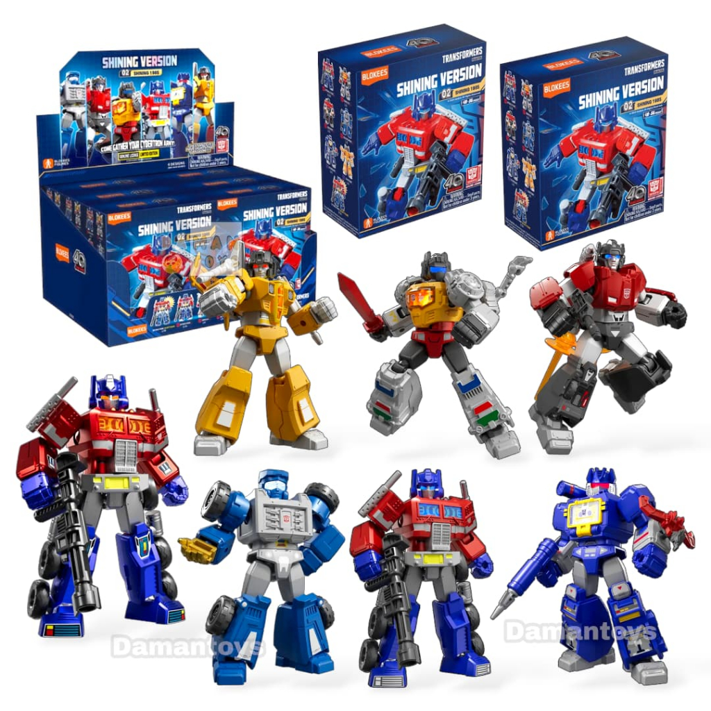 Jual Blokees Robot Blind Box Transformers Shining Version 02 Optimus ...