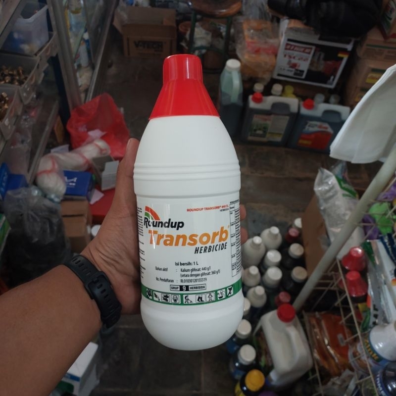 Jual HERBISIDA ROUNDUP TRANSORB 1 LITER KALIUM GLIFOSAT 480 PENGENDALI ...