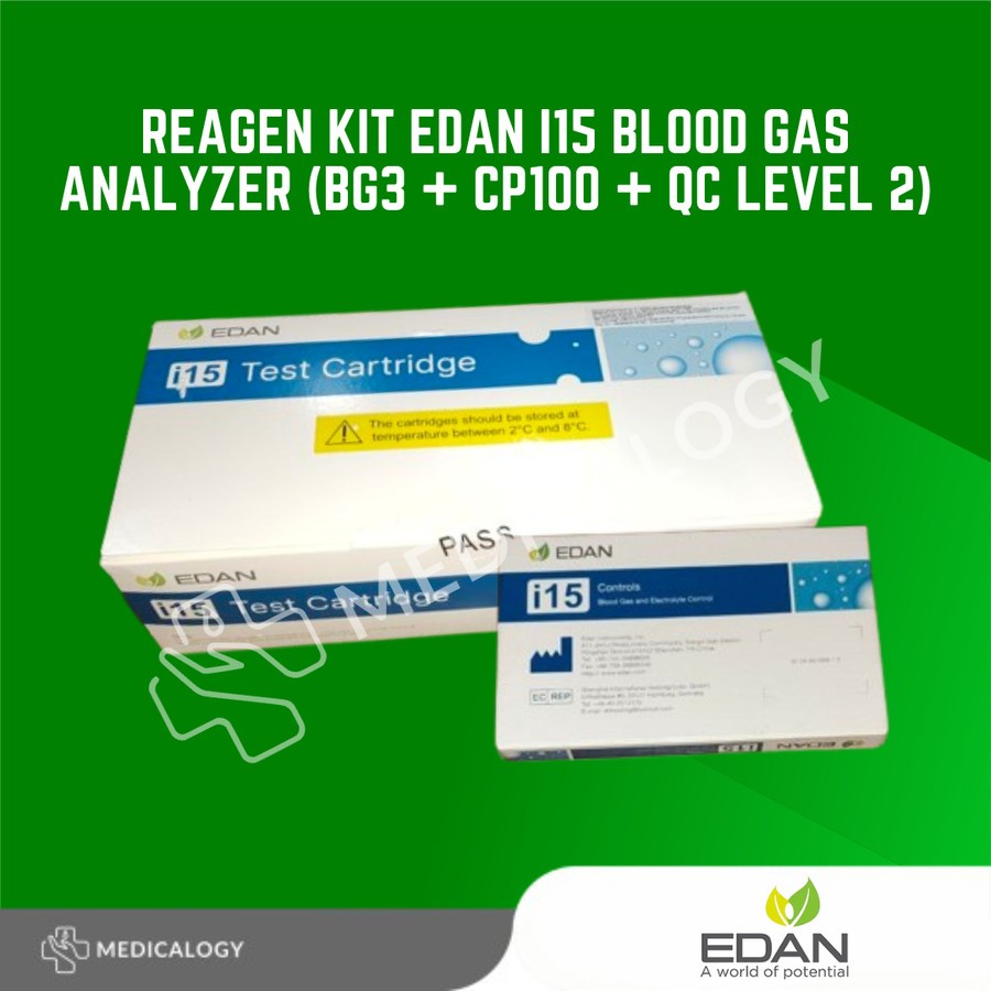 Jual Reagen Kit Edan i15 Blood Gas Analyzer (BG3 + CP100 + QC level 2 ...