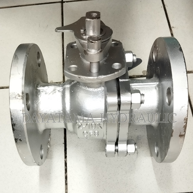 Jual BALL VALVE STAINLESS STEEL 304 2" INCH DN50 FLANGE JIS 10K | Shopee Indonesia