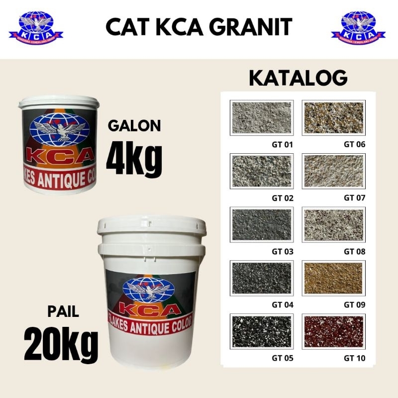 Jual Cat KCA Granit GT 01-10 | Shopee Indonesia
