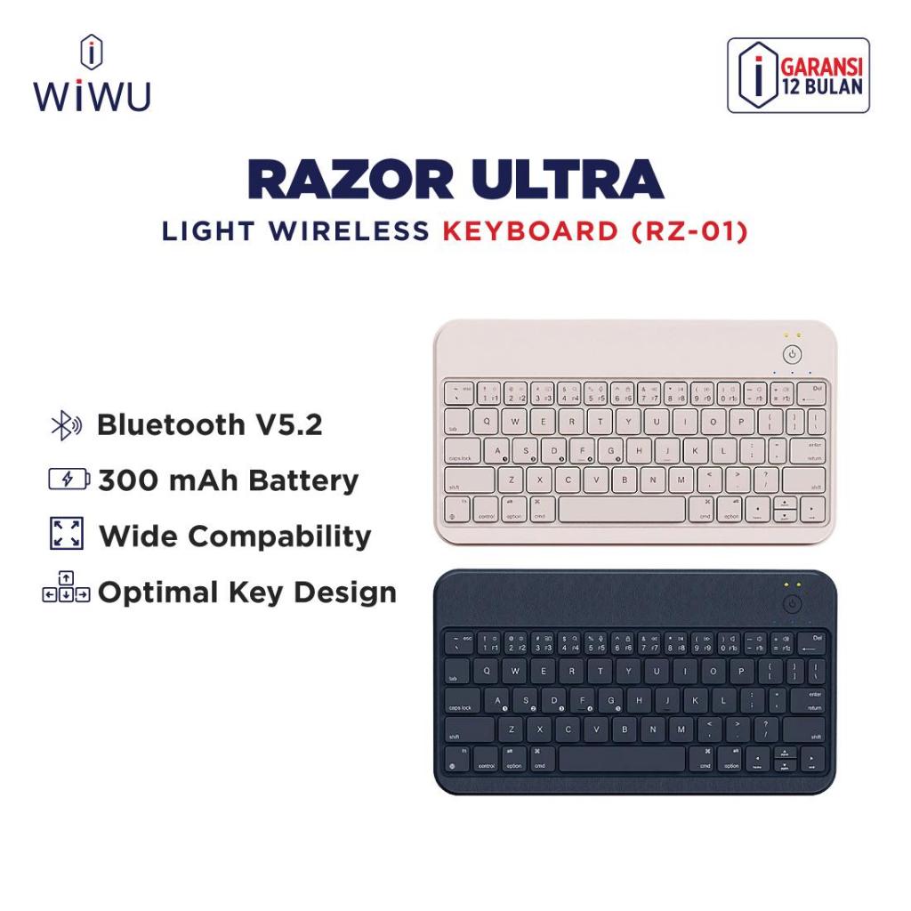 Jual WiWU Razor Ultra Light Wireless Keyboard (RZ-01) | Shopee Indonesia