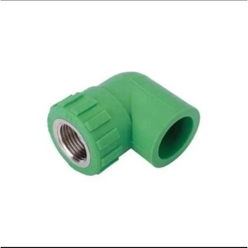Jual Fitting Pipa Ppr Elbow Drat Dalam PPR 25mm 3/4" inch / Female Thread Elbow EDD Knee Keni ...