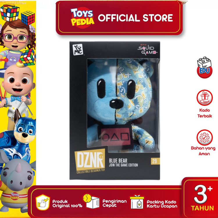 Jual Mainan Squid Game DZNR Join the Game Edition Blue Bear | Shopee ...