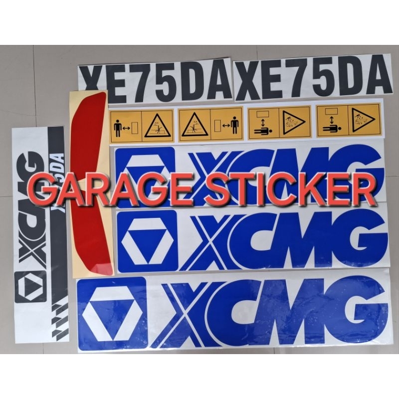 Jual STICKER EXCAVATOR MINI XCMG XE 75 DA | Shopee Indonesia