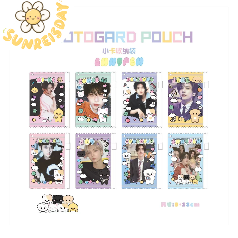 Jual ENHYPEN ZIP LOCK PHOTOCARD HOLDER Jungwon Heeseung Jay Jake ...