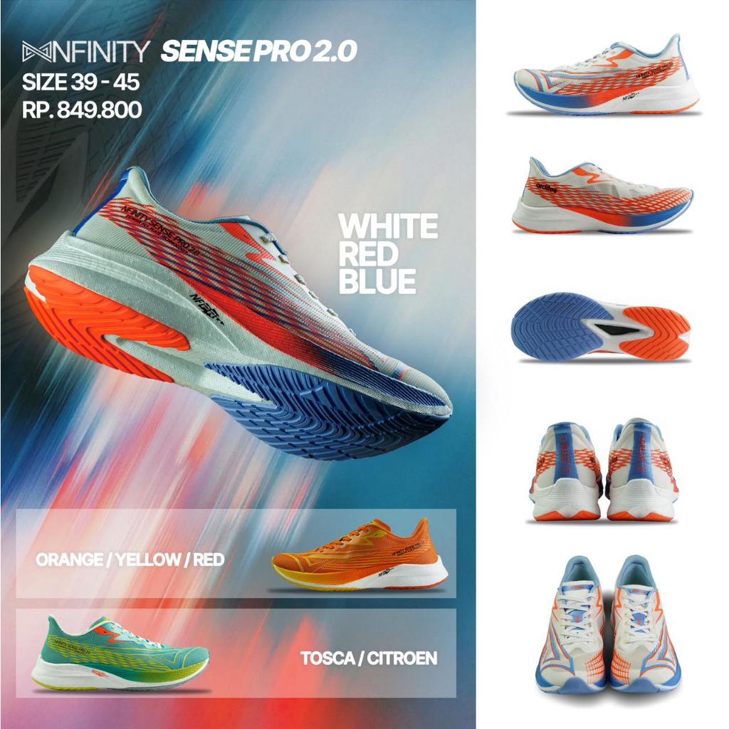 Jual Sepatu Running Ardiles Nfinity Sense Pro 2.0 Original | Shopee ...