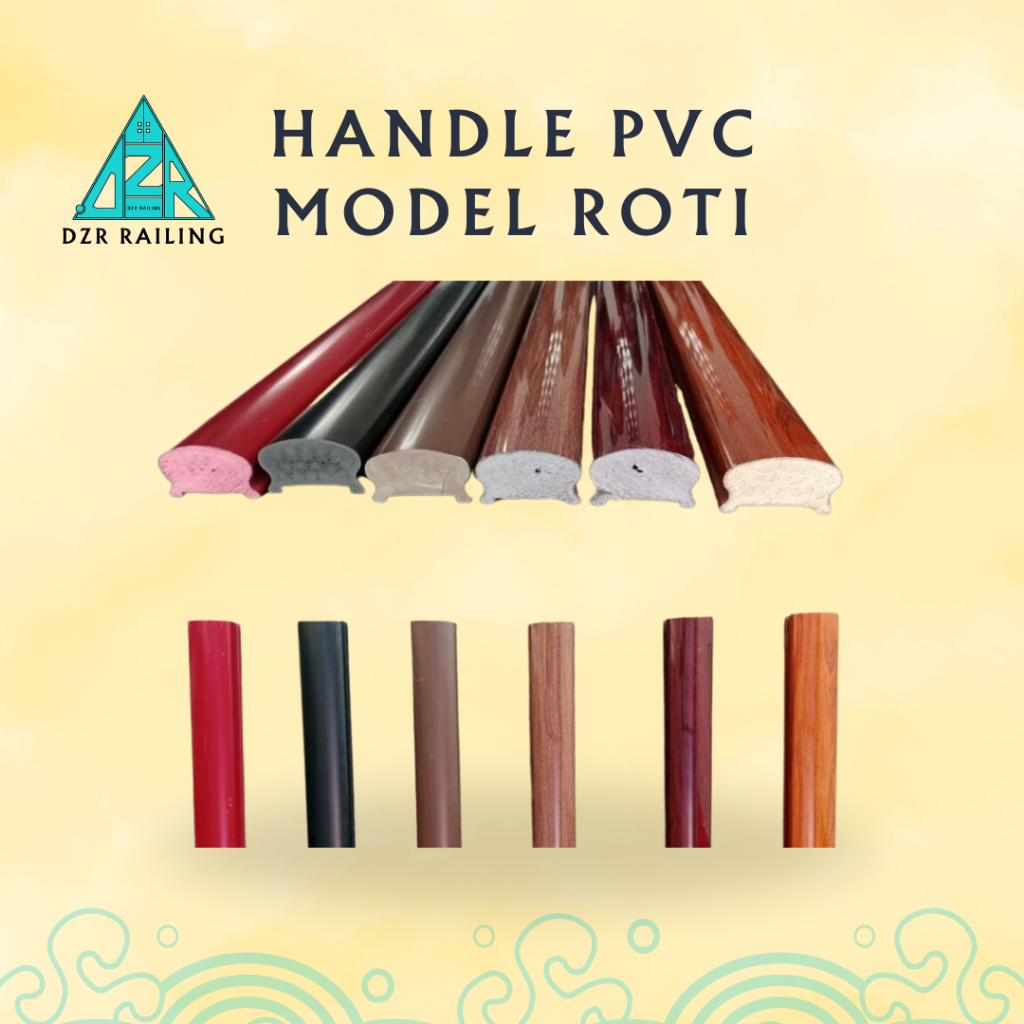 Jual HANDLE TANGGA PVC / HANDRAILING PVC / HAND RAILING PVC / HANDLE ...