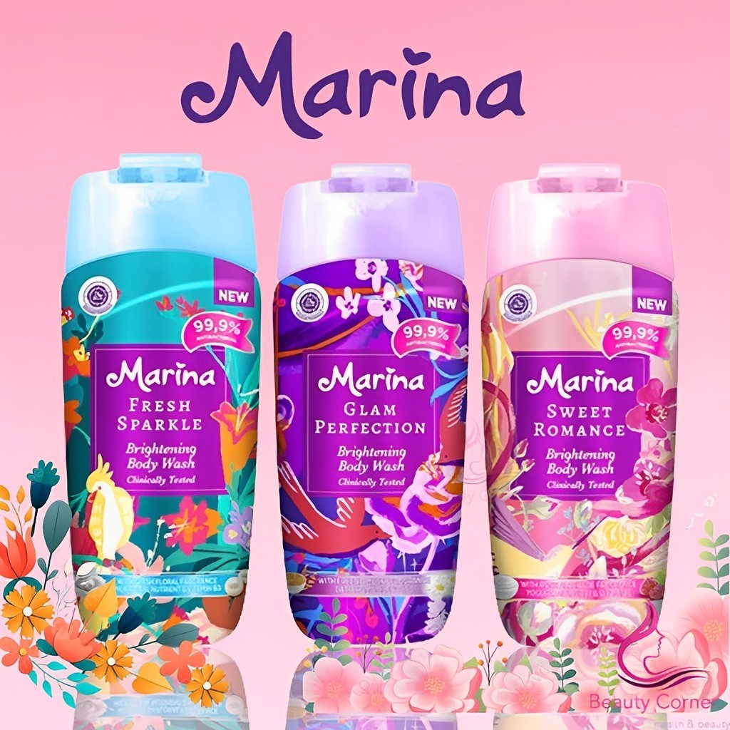 Jual MARINA BODY WASH 95ML BOTOL | Shopee Indonesia