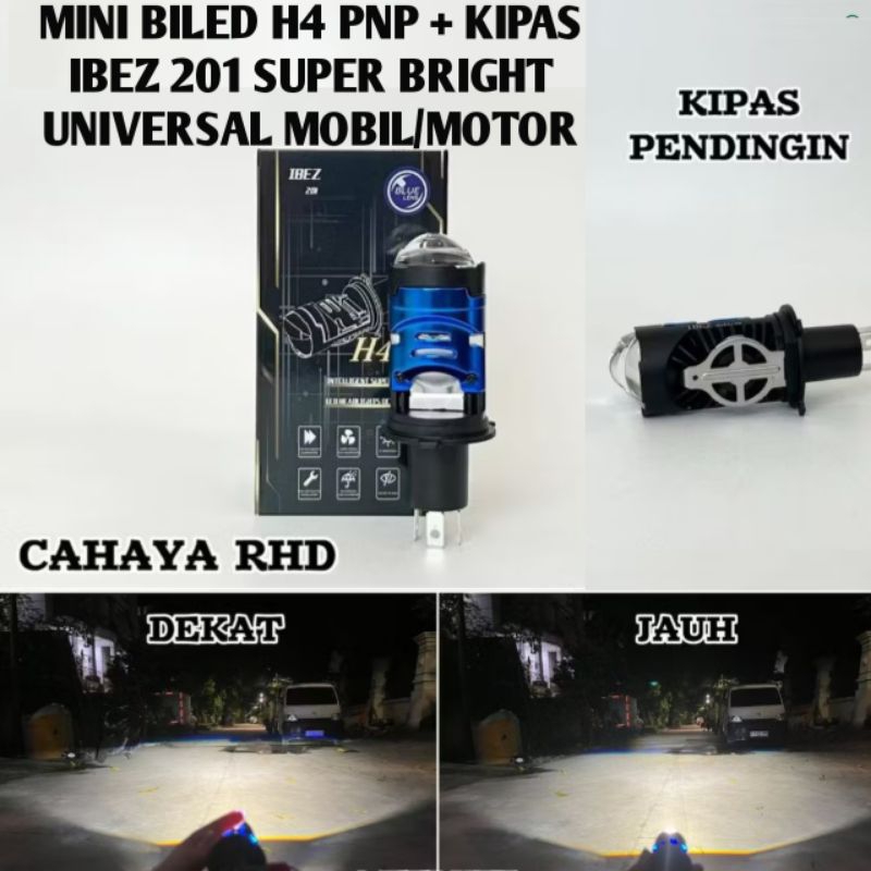 Jual Mini Biled H4 Pnp + Kipas Ibez 201 202 MAX IBRIGHT ZE 5 ZE 0 Super ...