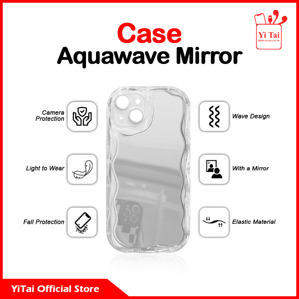 Jual YI TAI - YC69 Case Aquawave Mirror Samsung A02 M02 A03 Core A03 A03S A02S A04 A04E A04S A05 ...