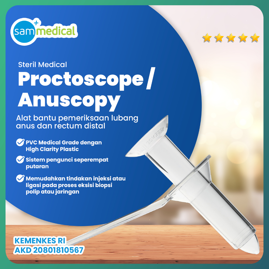 Jual Steril Medical Proctoscope Plastic / Anuscopy Disposable (plastik ...
