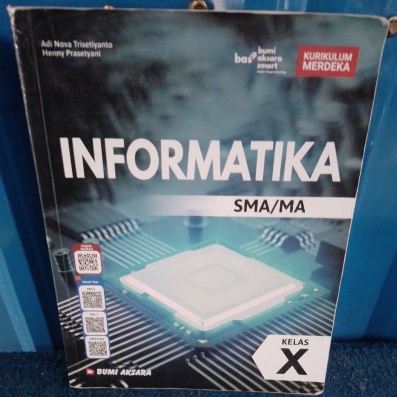 Jual BUKU INFORMATIKA UNTUK SMA/MA KELAS X-10-1 KURIKULUM MERDEKA | Shopee Indonesia