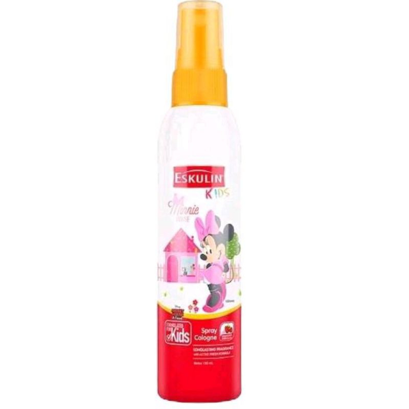 Jual Eskulin Kids Mist Cologne Minnie Spray Pink 100 ml | Shopee Indonesia