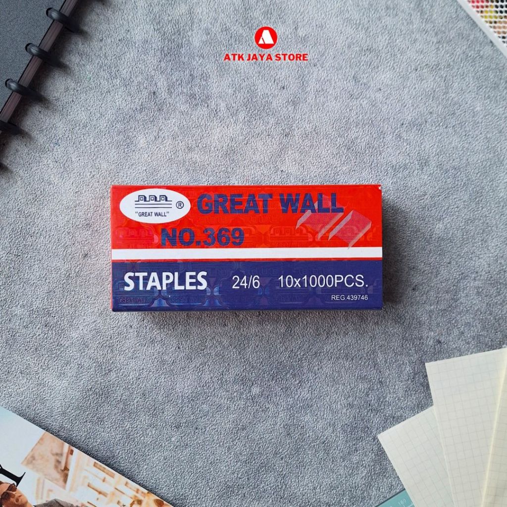 Jual Isi Staples 24/6 Great Wall | Shopee Indonesia