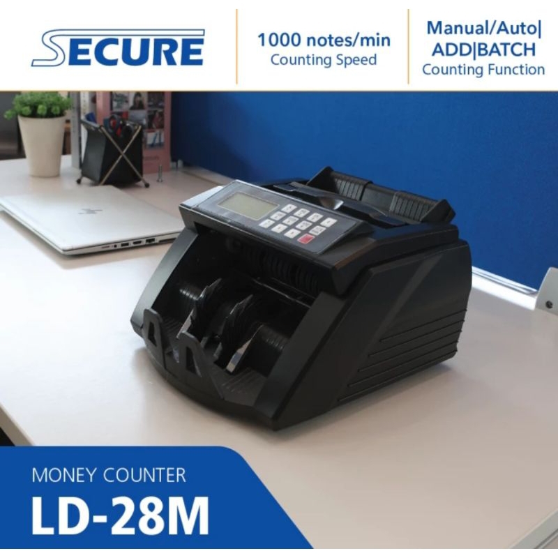 Jual Mesin Hitung Penghitung Uang / Money Counter SECURE LD-28M | Shopee Indonesia