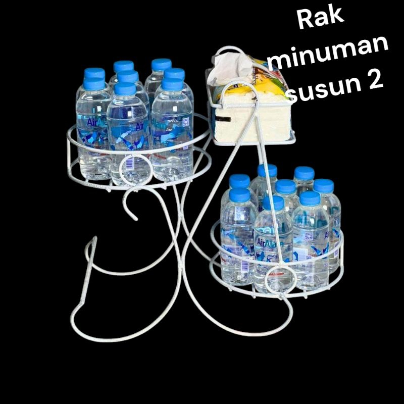 Jual Rak minuman susun 2/ rak minuman air/rak aqua | Shopee Indonesia