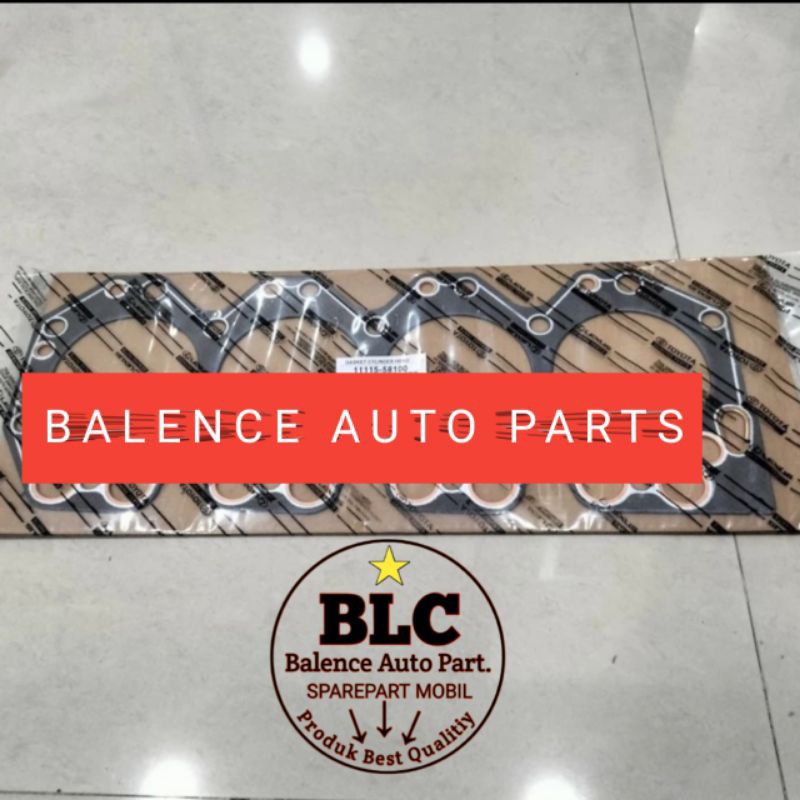 Jual PAKING ONLY -GASKET CYLINDER HEAD TOYOTA DYNA RINO 14B(11116-5810) | Shopee Indonesia