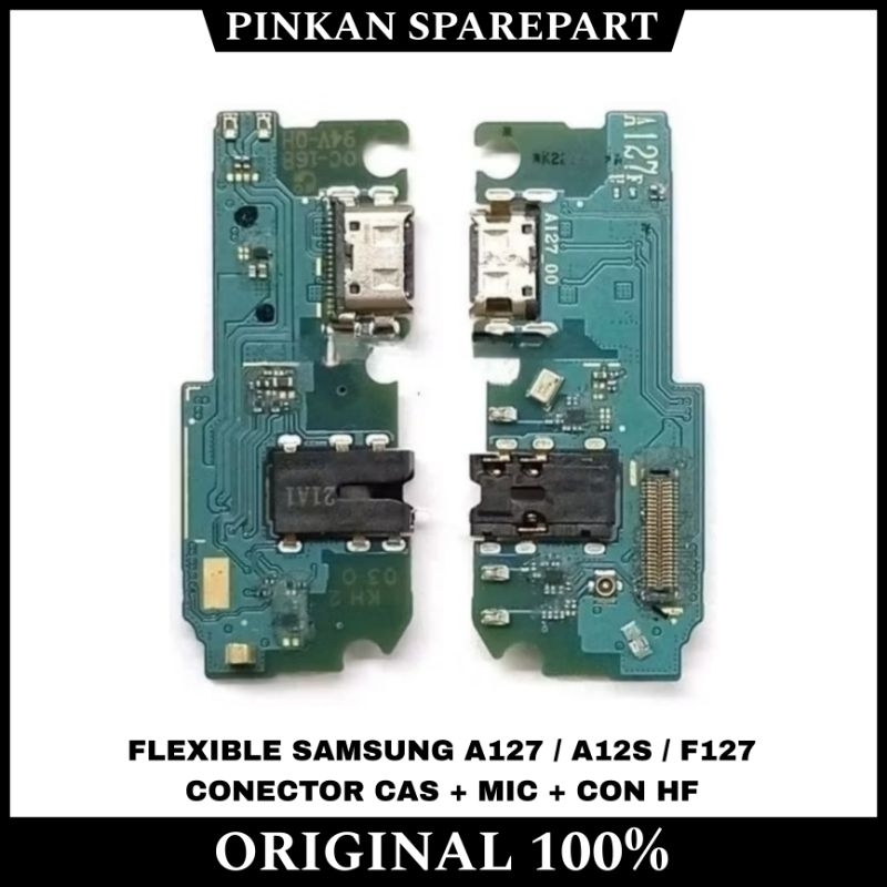 Jual FLEXIBLE FLEKSIBEL BOARD KONEKTOR CONNECTOR CHARGER PAPAN CAS ORI+IC SAMSUNG A127 / A12S ...
