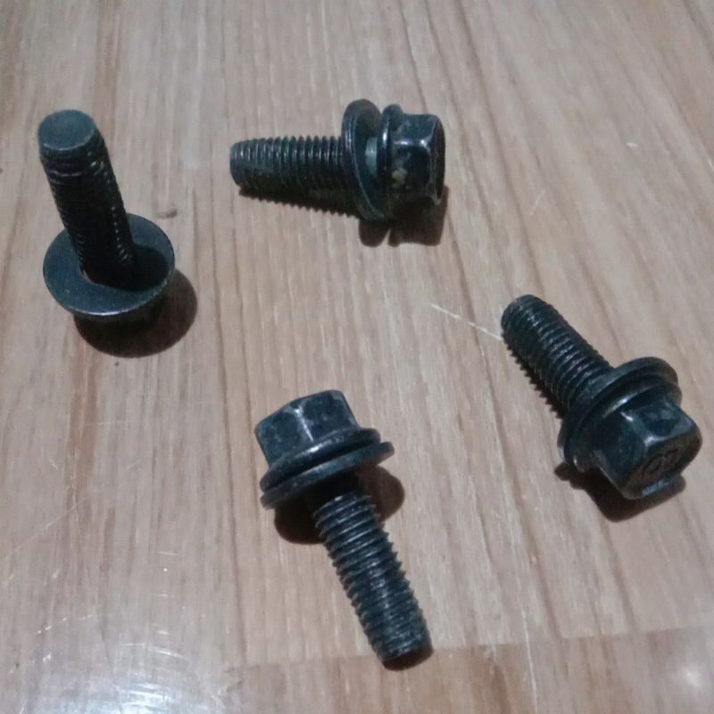 Jual BAUT ORIGINAL KEPALA TOPI RING SATU HITAM KUNCI 12 (8X25MM) 1PCS ...