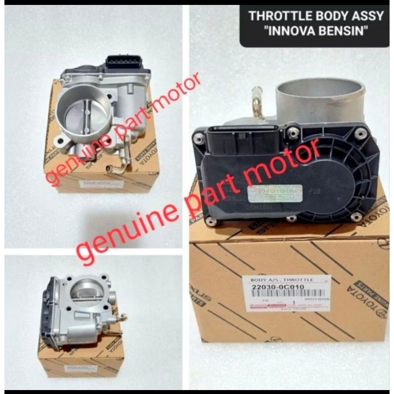 Jual TROTOL THROTTLE BODY ASSY KIJANG INNOVA INOVA BENSIN ASLI ORIGINAL 22030-0C010 | Shopee ...