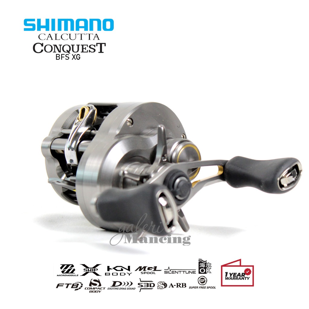 Jual Reel BC/OH Shimano CALCUTTA CONQUEST BFS | HAGANE BODY | Resmi Galeri Mancing | Shopee ...