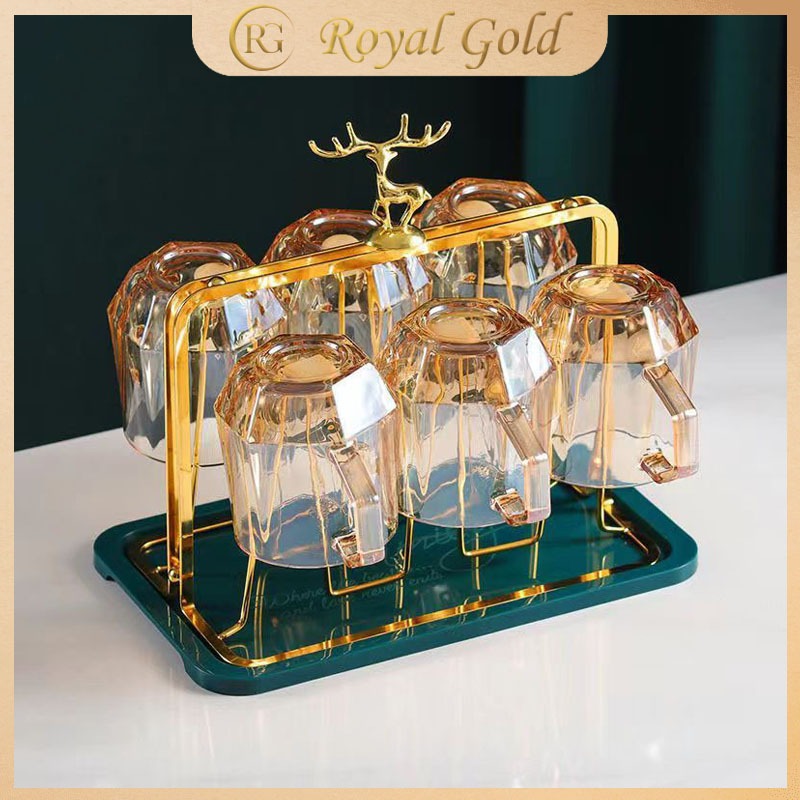 Jual Gantung Rak Cangkir Stainless Steel Minimalis Rak Gelas Cup holder ...