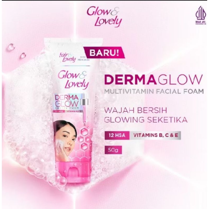 Jual Fair & lovely dermaglow facial foam 50g | Shopee Indonesia