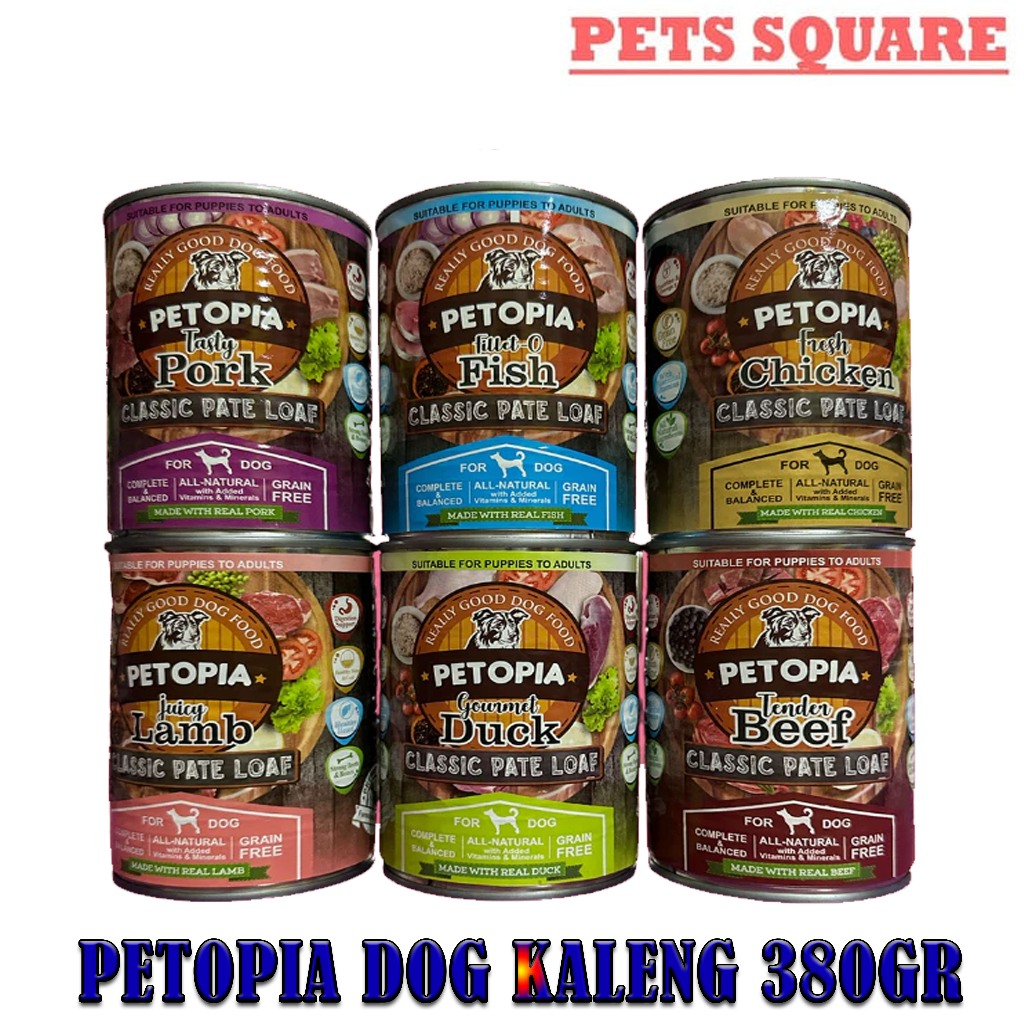 Jual Makanan Anjing Basah PETOPIA Kaleng 380 gr Adult - Dog Wet Food ...