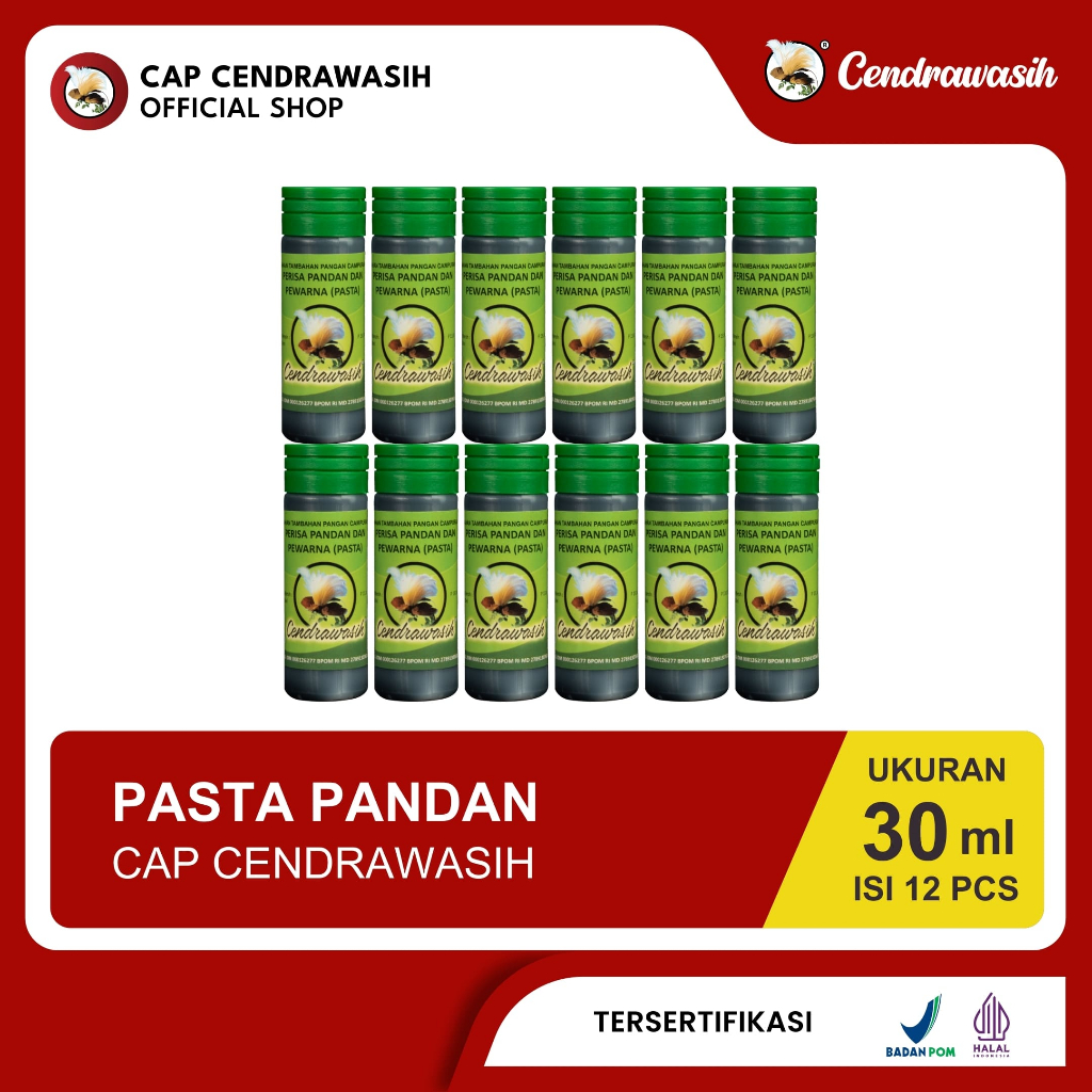 Jual Cap Cendrawasih Pasta Pandan 30ml - LUSIN | Shopee Indonesia