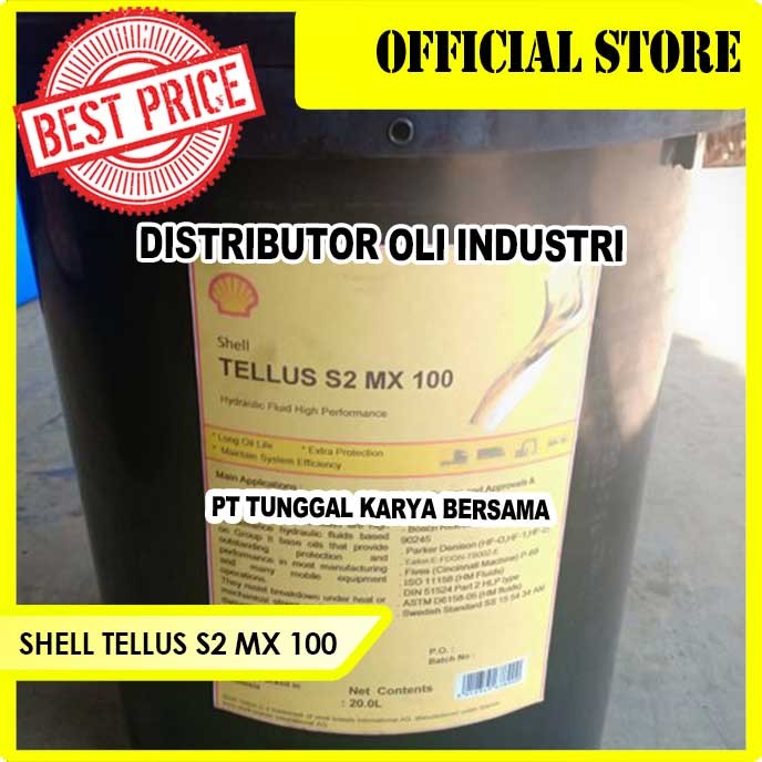 Jual SHELL TELLUS S2 MX 100 ( OLI HIDROLIK ) | Shopee Indonesia