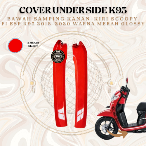 Jual COVER UNDER SIDE K93 SET BAWAH SAMPING KANAN-KIRI SCOOPY FI ESP ...