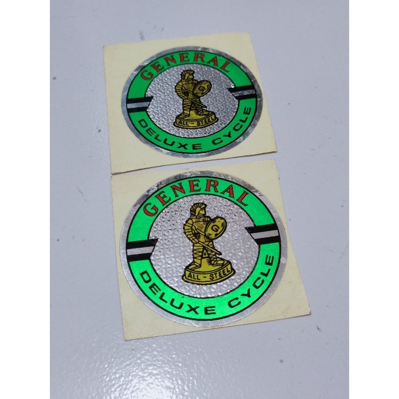 Jual Sticker decal emblem sepeda general deluxe cycle NOS mtb mini ...