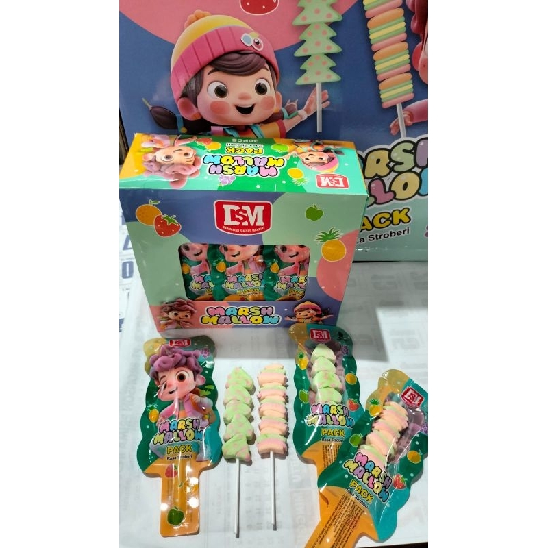 Jual Marshmellow Pack Bentuk Sate isi 30pcs | Shopee Indonesia