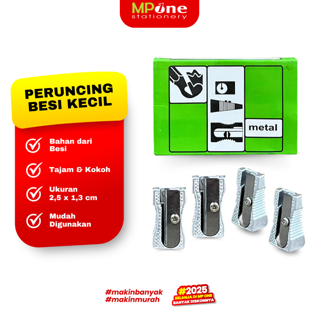 Jual Peruncing Besi Kecil Tajam/ Rautan Sharpener Besi Kecil Mini ...