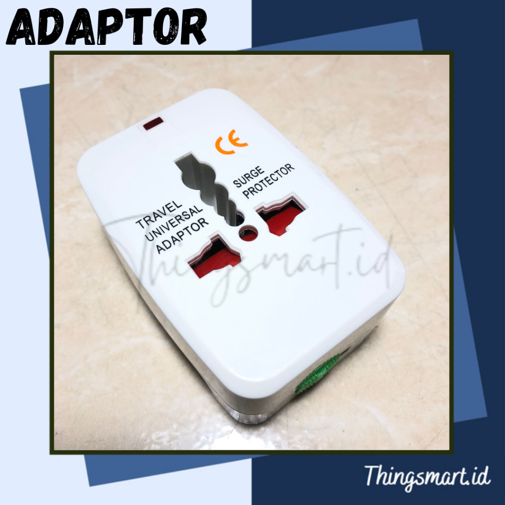 Jual Universal Steker Adaptor Colokan Listrik Colokan Kaki Tiga ...