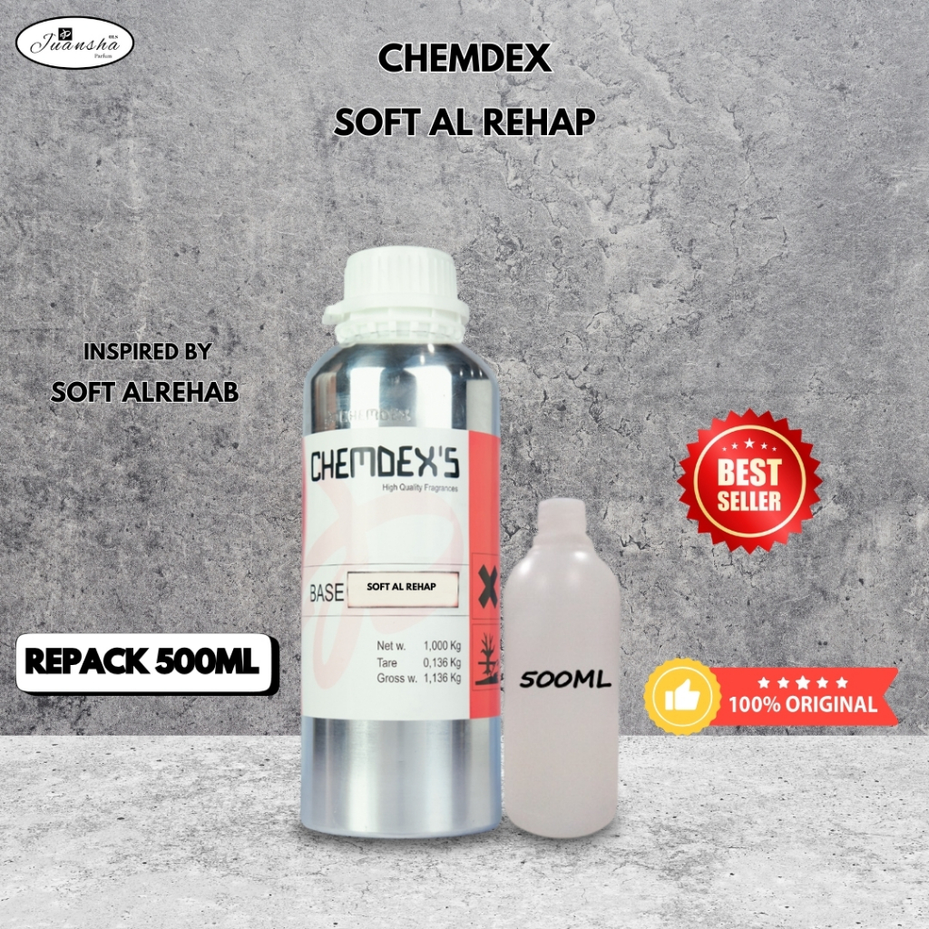 Jual bibit parfum murni SOFT AL REHAP CHEMDEX'S 500ML | Shopee Indonesia