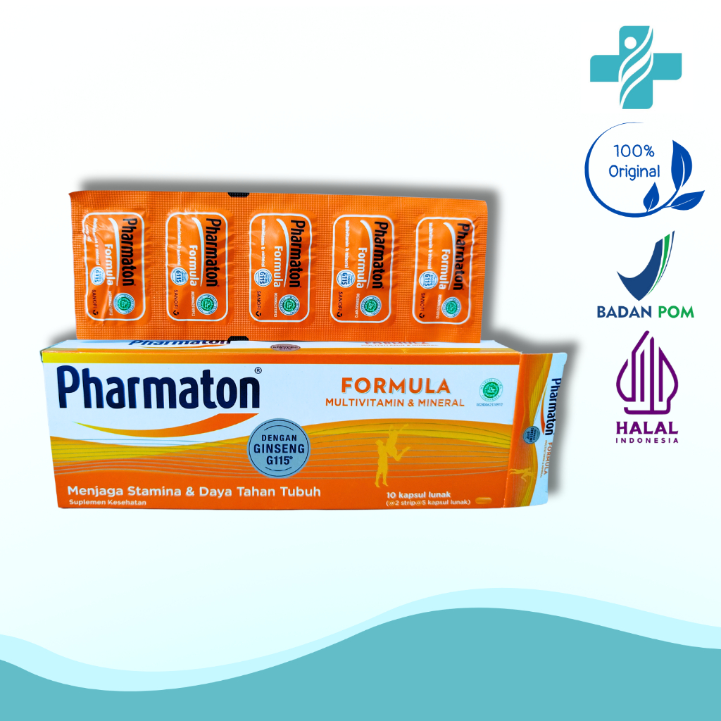 Jual Pharmaton Formula Strip Suplemen Kesehatan | Shopee Indonesia