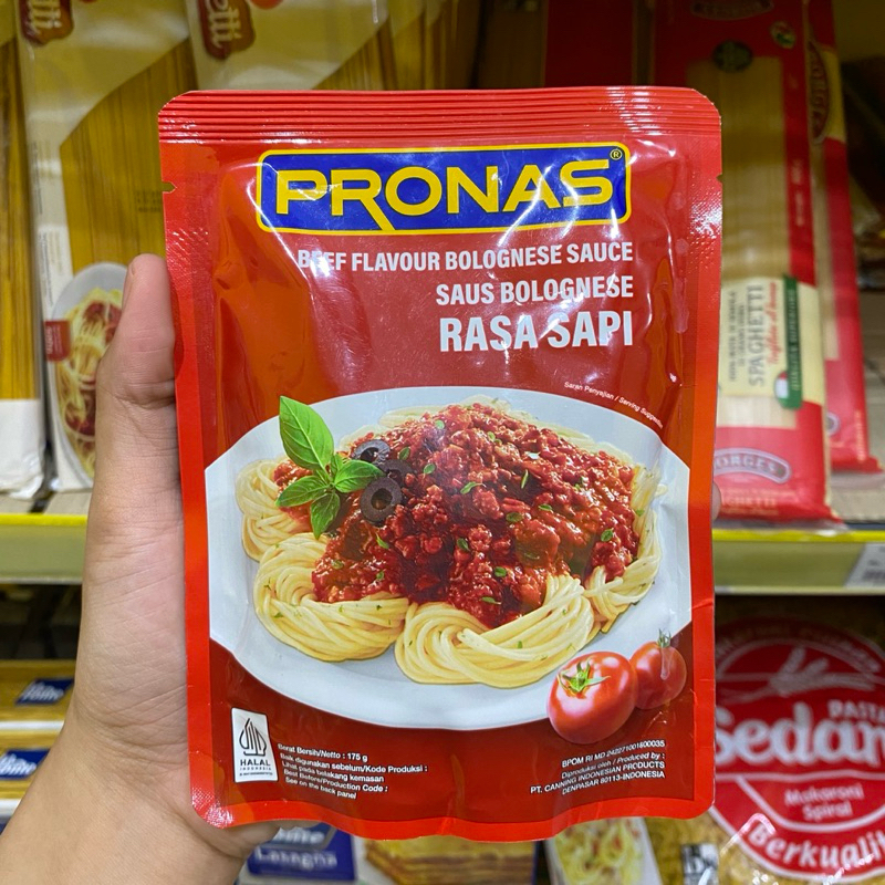 Jual Pronas Saus Bolognese Rasa Sapi 175gr | Shopee Indonesia