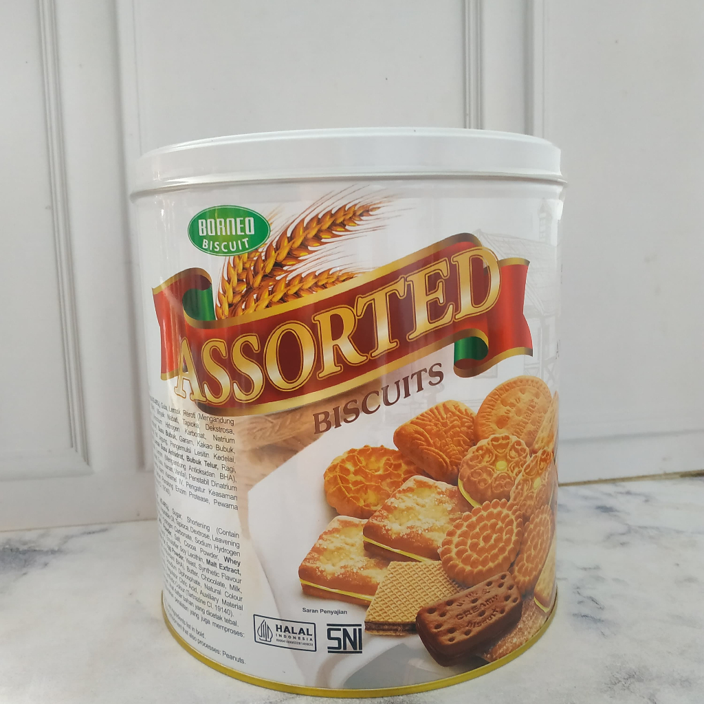 Jual UBM BORNEO ASSORTED BISCUITS BULAT 350 GRAM- UBM Borneo/ Borneo ...