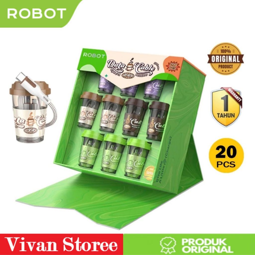 Jual ROBOT Kabel Data RCOM100/RCOC100/RCOL100 Data Cable Micro / Type-C ...