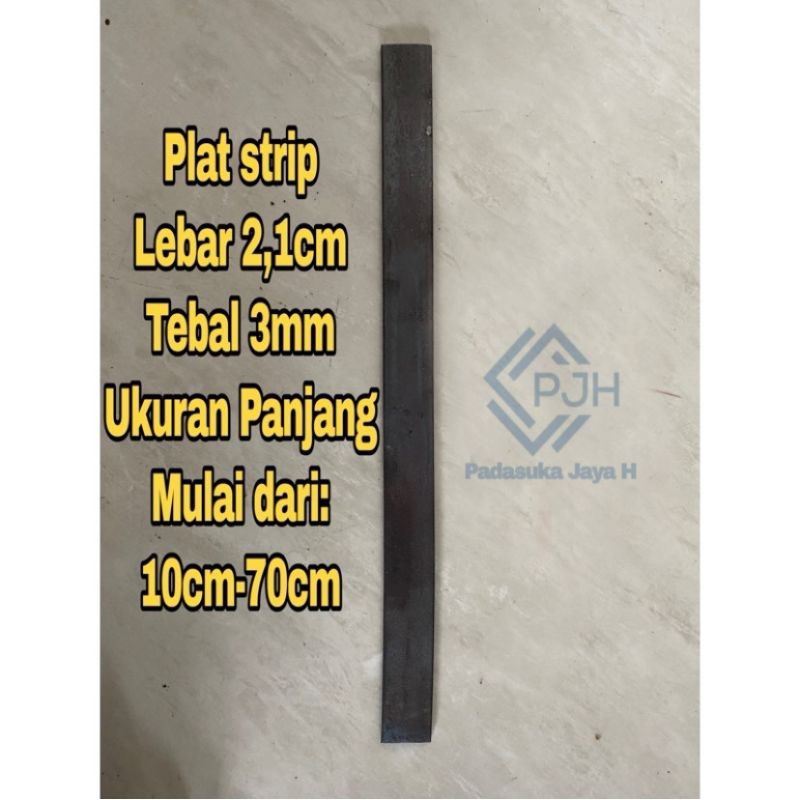 Jual Besi plat strip tebal 2,1cm tebal 3mm , panjang mulai 10cm sampai ...