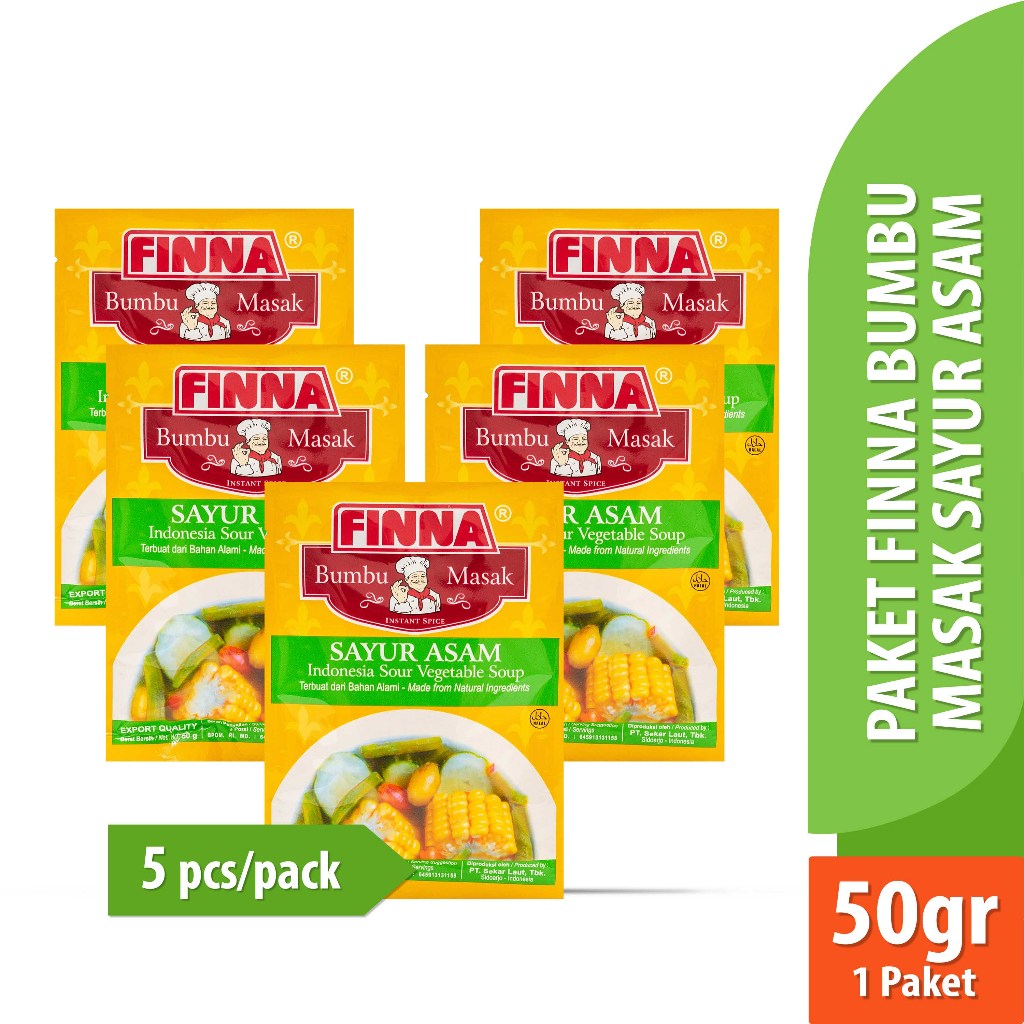 Jual Paket Finna Bumbu Masak Sayur Asam | Shopee Indonesia