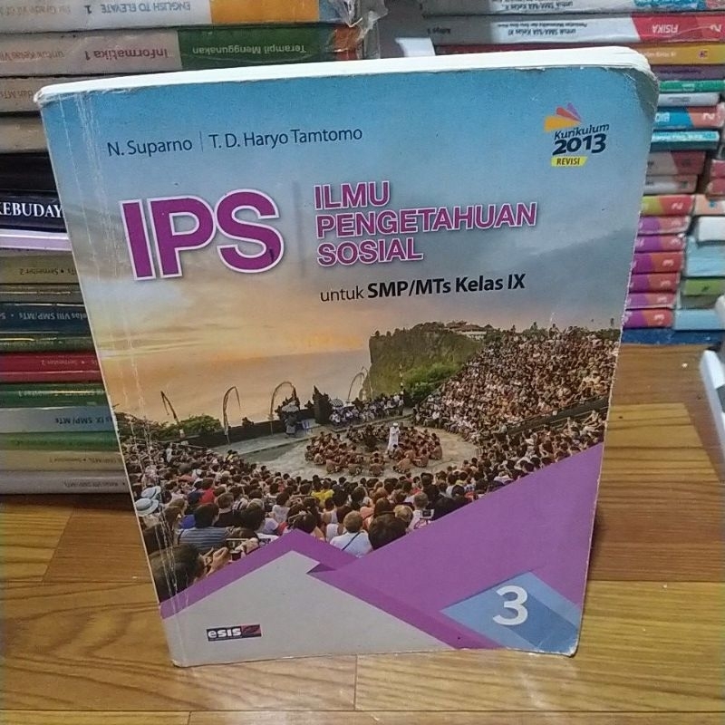 Jual BUKU IPS ilmu pengetahuan sosial kelas IX-3-9 SMP/MTs kurikulum ...