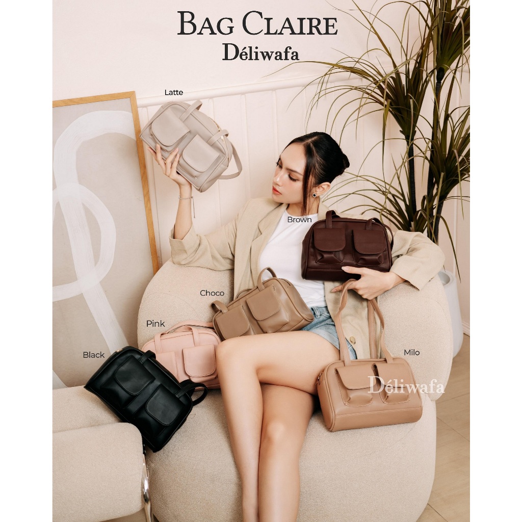 Jual Deliwafa - [Tas Wanita] Shoulder Bag Claire | Shopee Indonesia