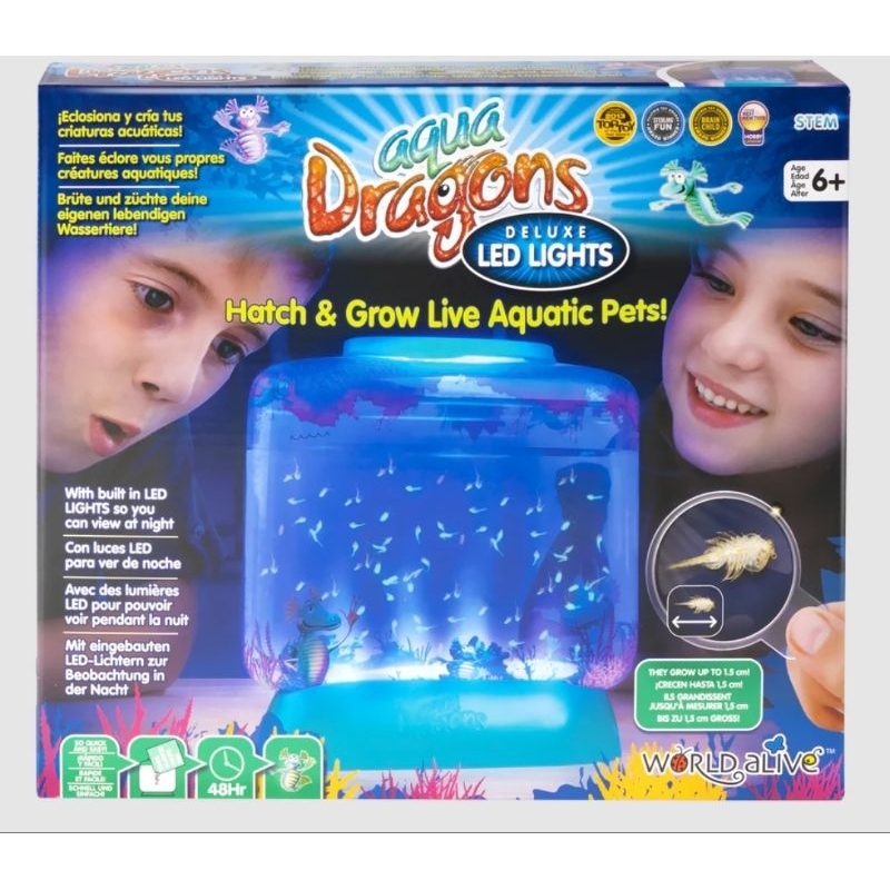 Jual [NEW!!] AQUA DRAGONS LED LIGHT TANK PLAYSET MAINAN PELIHARA IKAN ...