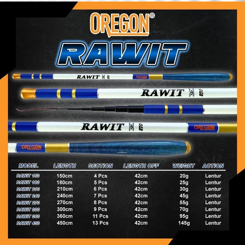 Jual TEGEK OREGON RAWIT RUAS PENDEK 40 CM | Shopee Indonesia
