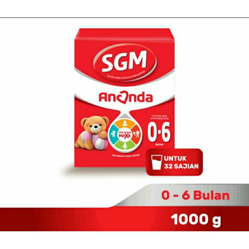 Jual SUSU SGM ANANDA 0-6 6-12 Bulan 400gr 600gr 1000gr EXP 2027 | Shopee Indonesia