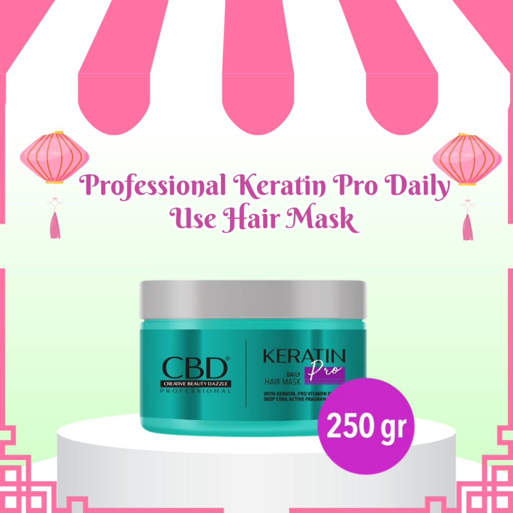 Jual CBD Professional Keratin Pro Daily Use Hair Mask 250gr | Original ...