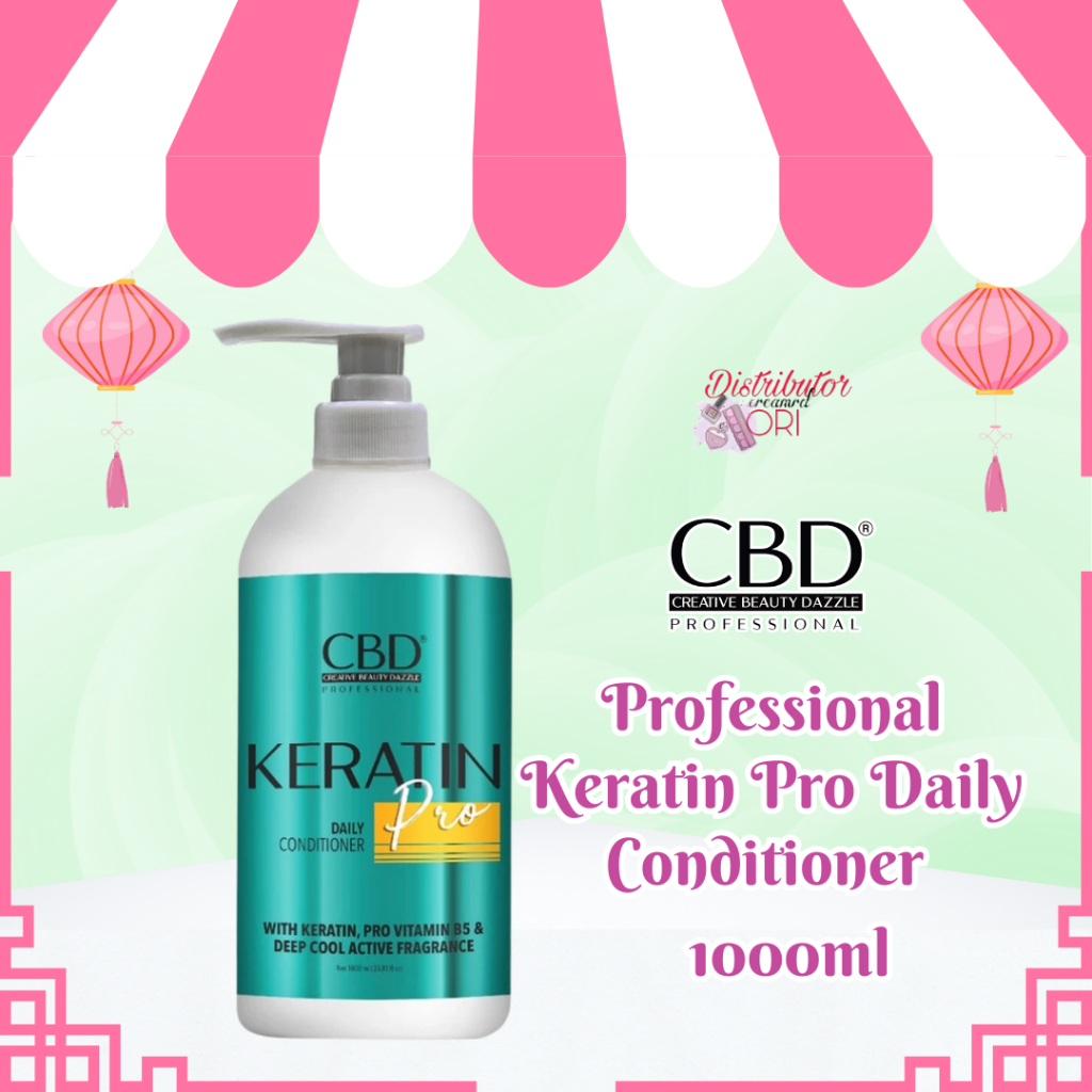 Jual CBD Professional Keratin Pro Daily Conditioner 1000ml | original ...